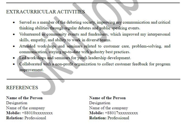 Professional CV Writing: How to Write a CV for Job - Blog | Skill Jobs