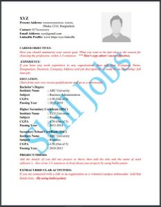 10 CV Writing Tips for Job Seekers in Bangladesh - Blog | Skill Jobs